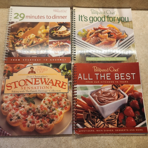 The Pampered Chef | Kitchen | Cookbook Set The Pampered Chef | Poshmark
